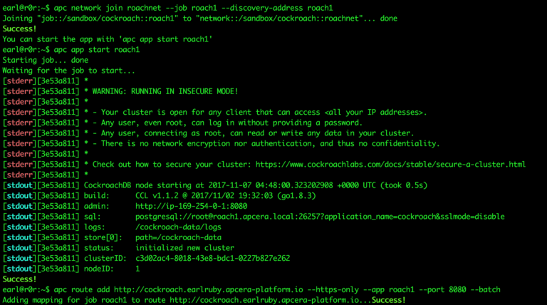 Running A 6 Node Cockroachdb Cluster With Aws Efs Storage Earl C Ruby Iii 3547